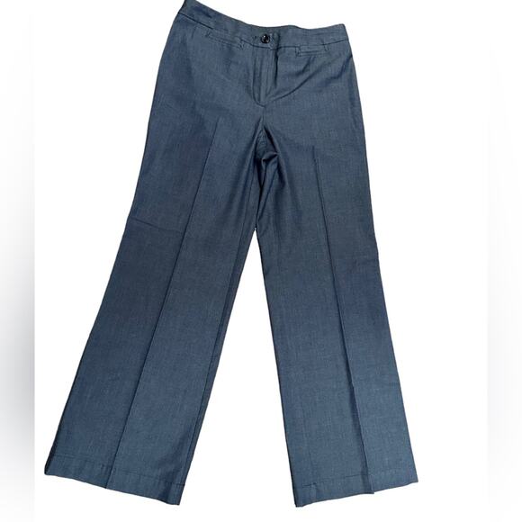 J. Jill | Pants & Jumpsuits | J Jill Womens Size 8 3 X 35 Denim Wide ...
